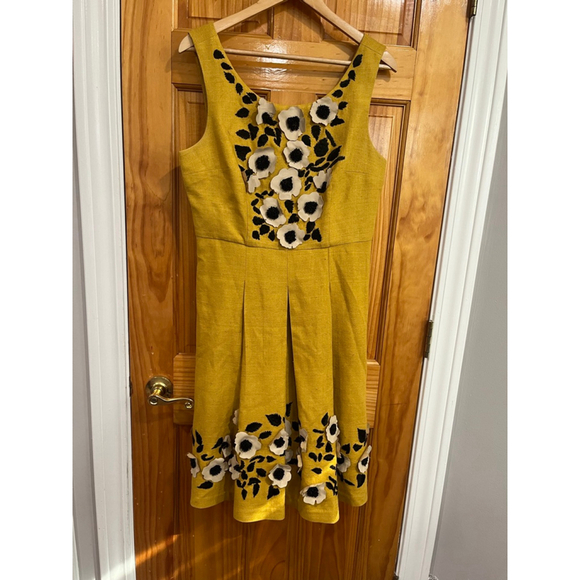 Tracy Reese | Dresses | Tracy Reese Silk Dress Yellow Floral ...